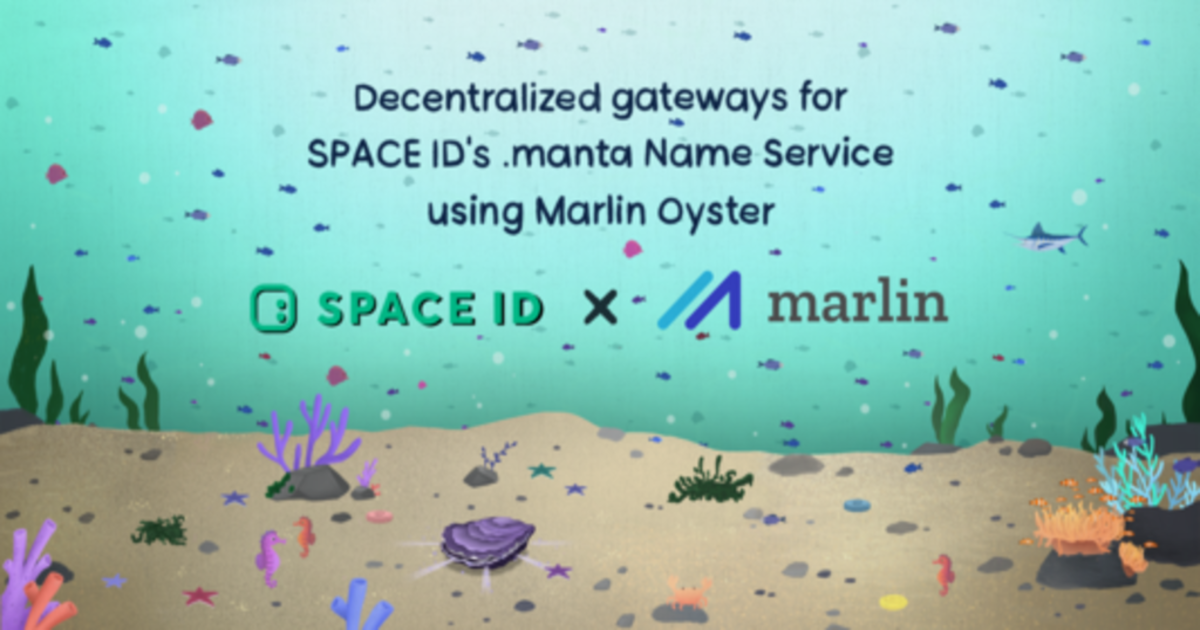 Decentralized gateways for SPACE ID's .manta Name Service using Marlin ...